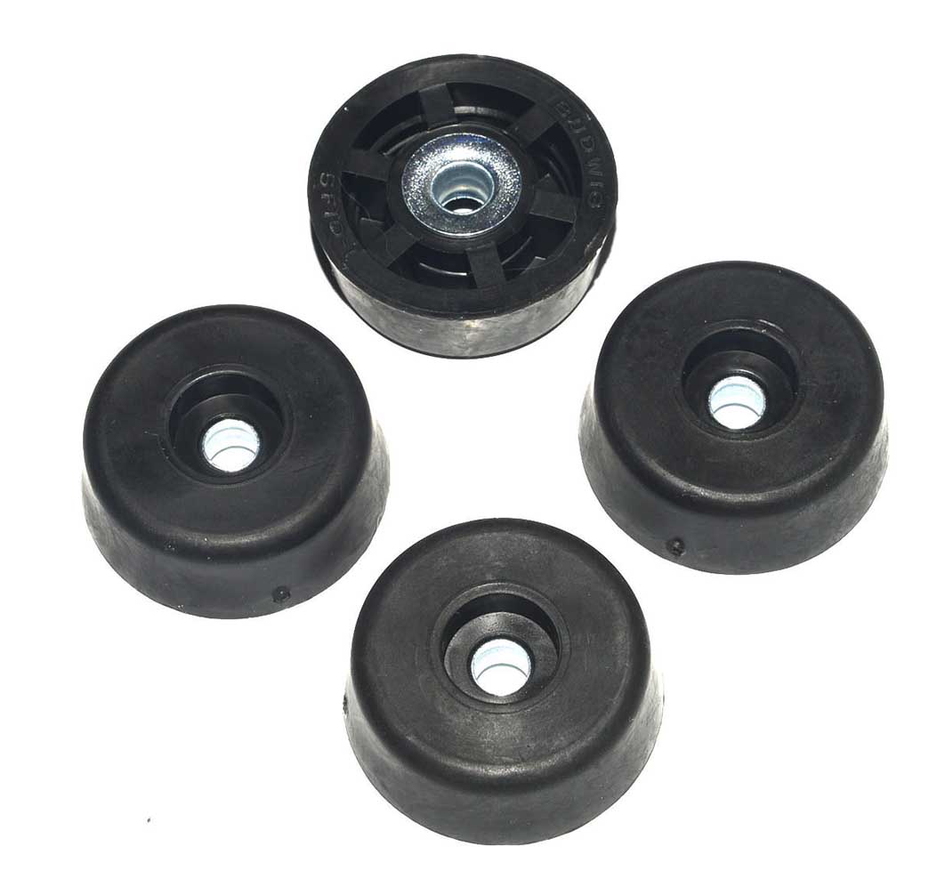 Extra Large Round Rubber Feet / Bumper – .562 H x 1.625 D – Heavy Duty ...